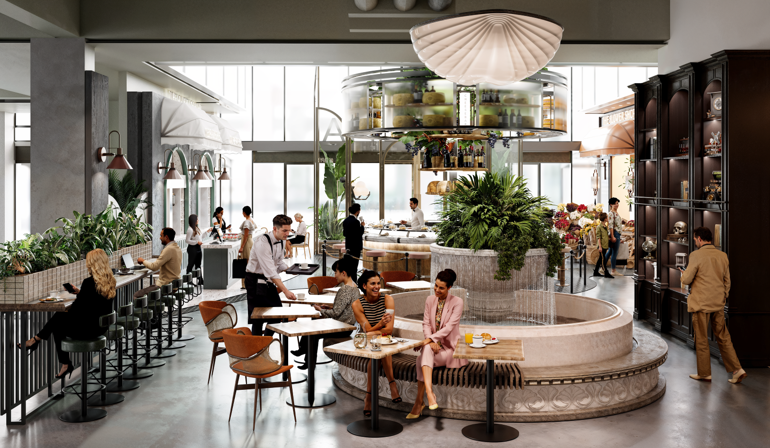 Se deschide primul food hall din România cu 30 de restaurante celebre ...